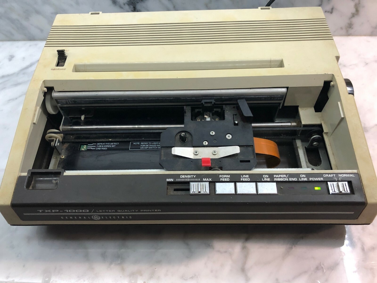VINTAGE GENERAL ELECTRIC TXP-1000 / LETTER QUALITY PRINTER | eBay