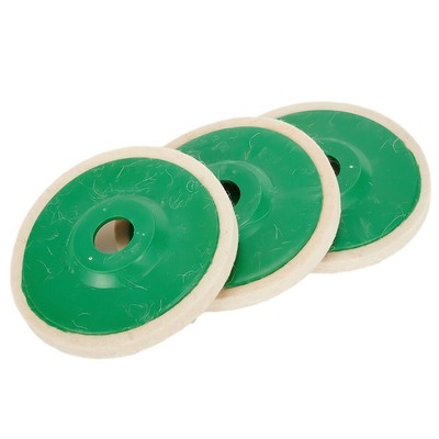 3pcs 125mm 5in Wool Buffing Angle Grinder Wheel Felt Polishing Disc Pad ...