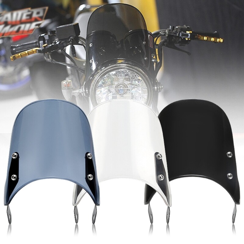 Motorcycle Windshield Retro Wind Deflector Windscreen used for ...