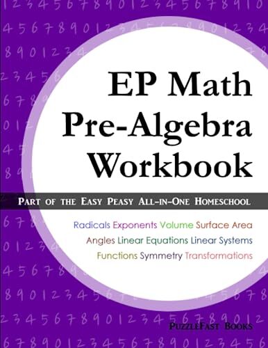 EP Math Pre-Algebra Workbook: Part of the Easy Peasy All-in-One ...