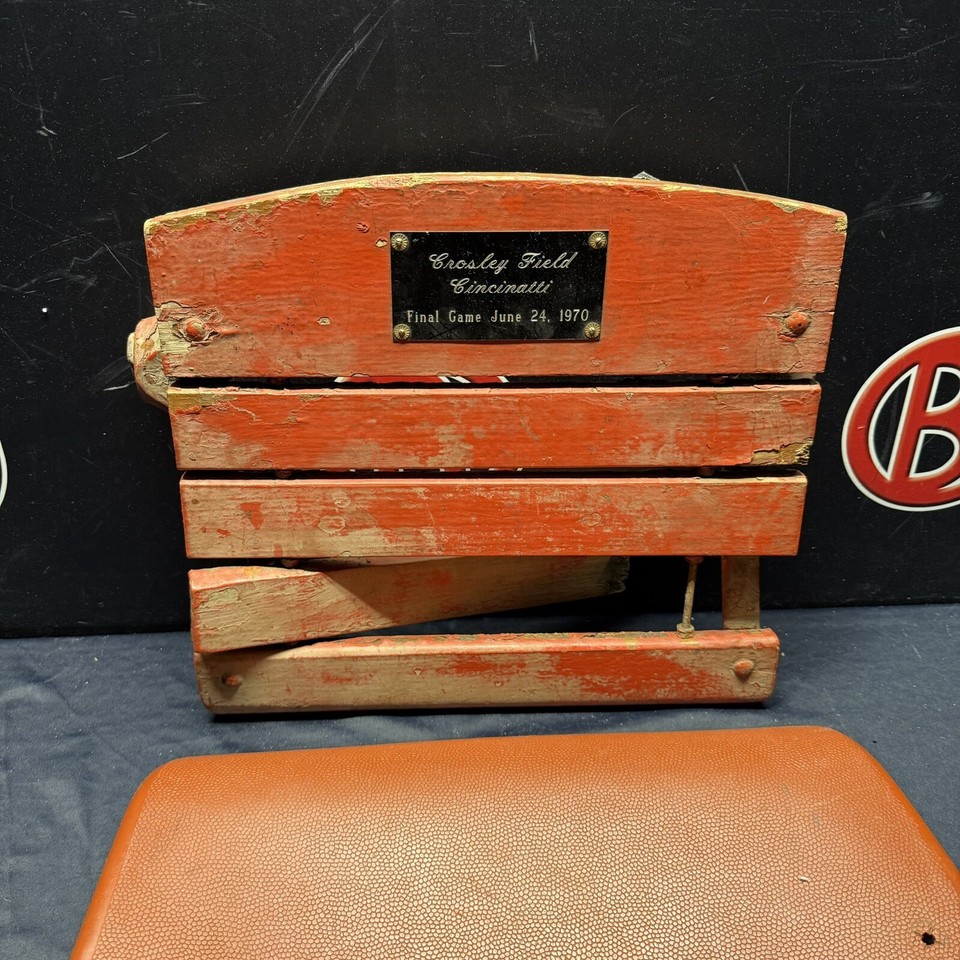 Original Crosley Field 1960's Cincinnati Reds Stadium Seat/Chair | eBay