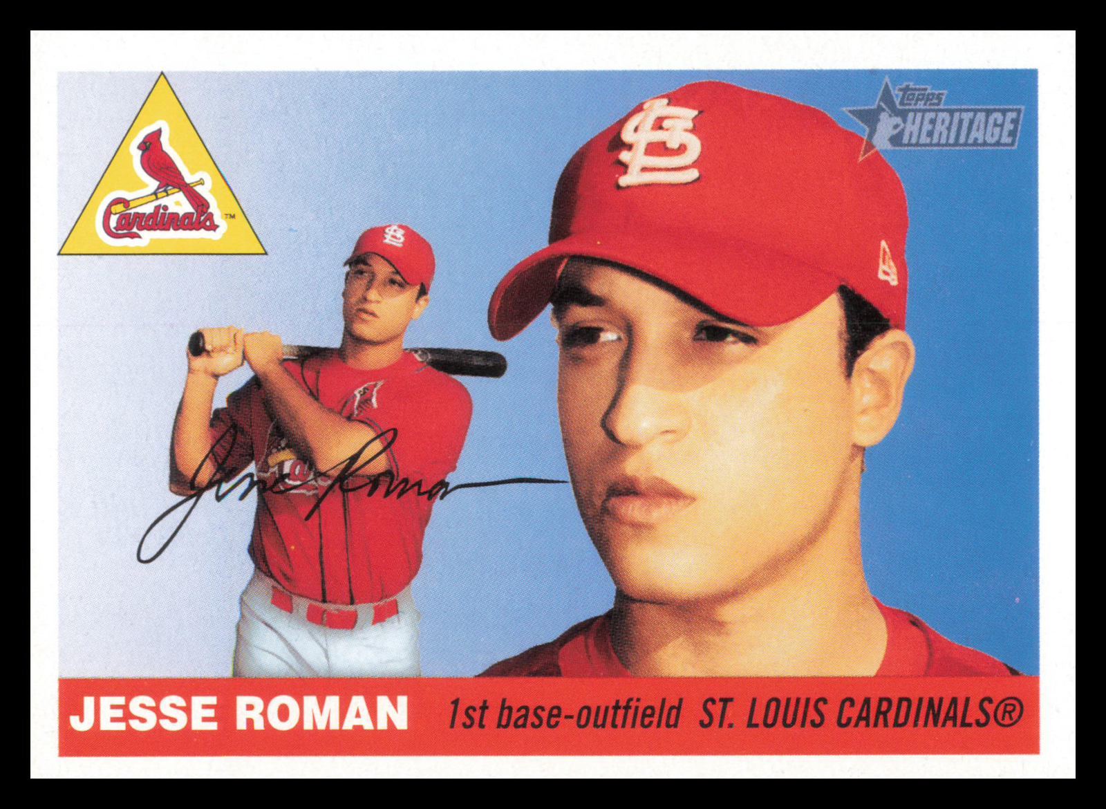 2004 Topps Heritage #125 Jesse Roman RC St. Louis Cardinals | eBay