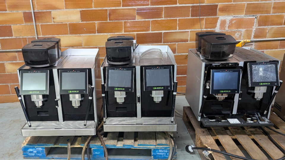 Set of 3 - Eversys Enigma e4 Commercial Semi-Automatic Espresso Machine ...