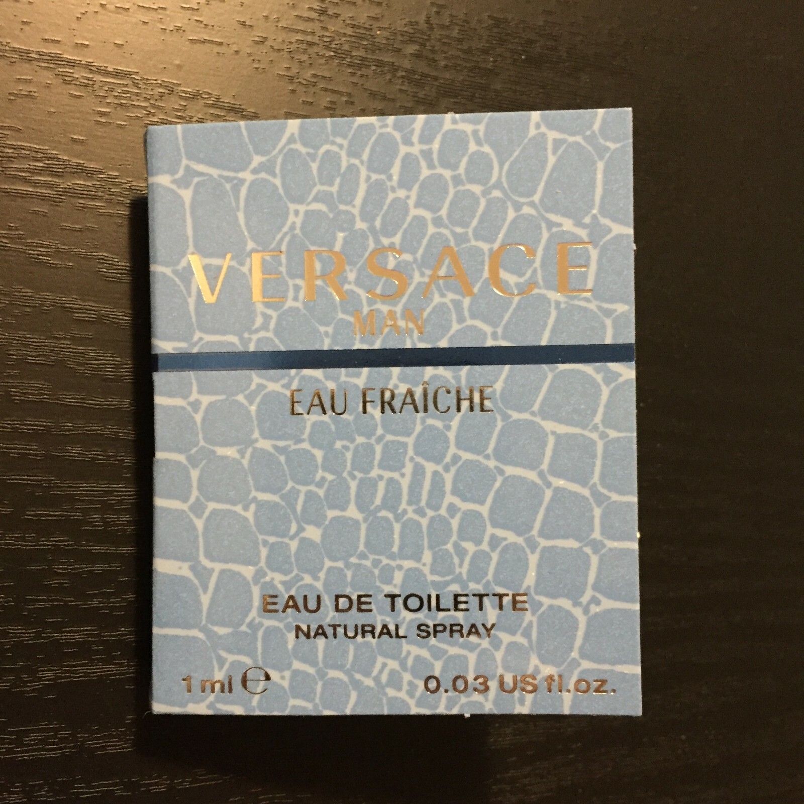 VERSACE EAU FRAICHE Cologne Men 0.03 oz 1 ml Eau de Toilette Spray for ...