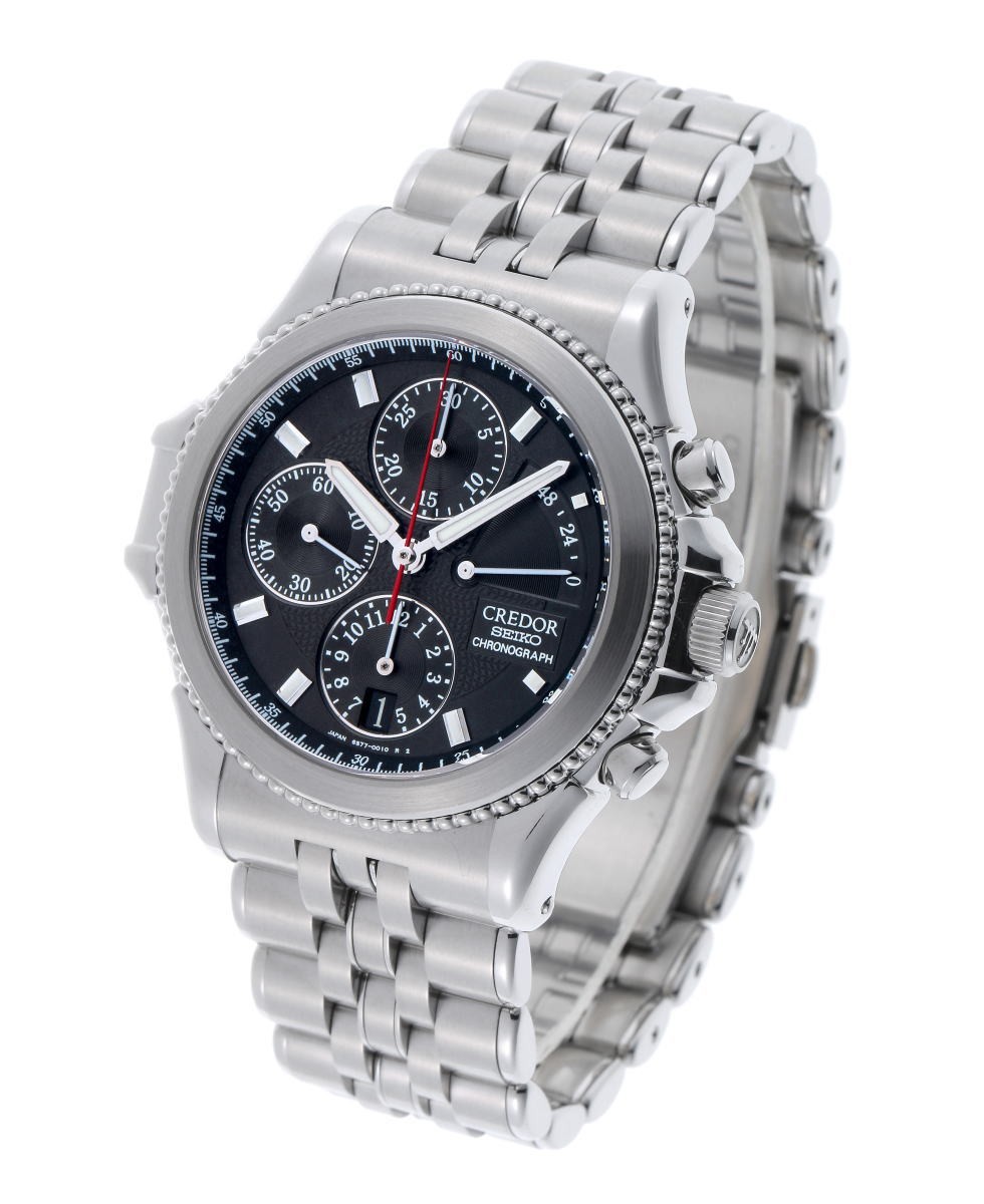 SEIKO CREDOR Pacific Chronograph 1999 GCBK999 6S77-0A… - Gem