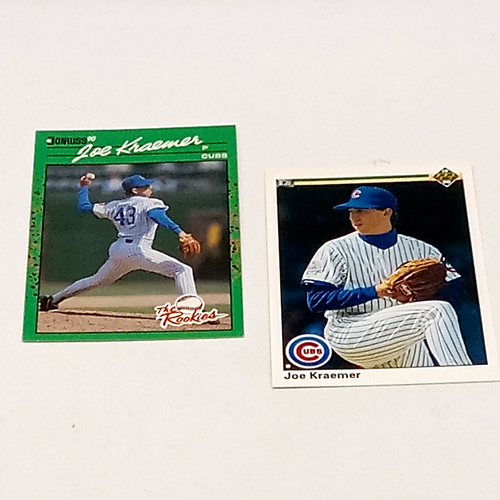 CHICAGO CUBS JOE KRAEMER Baseball 1990 MLB 2 Sports Cards Pitcher | eBay