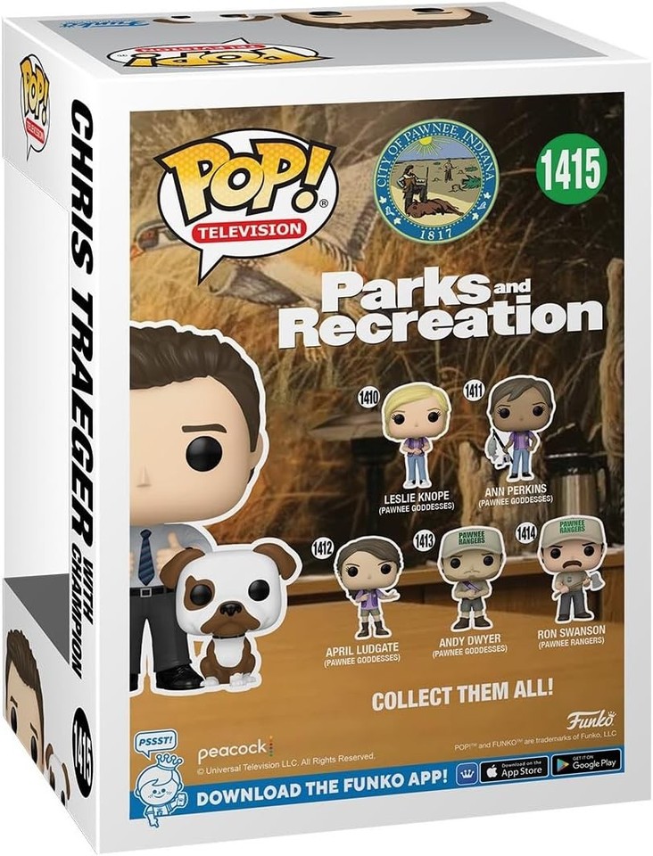 Funko POP! & Buddy: Parks & Recreation - Chris & Champion - Parks And ...
