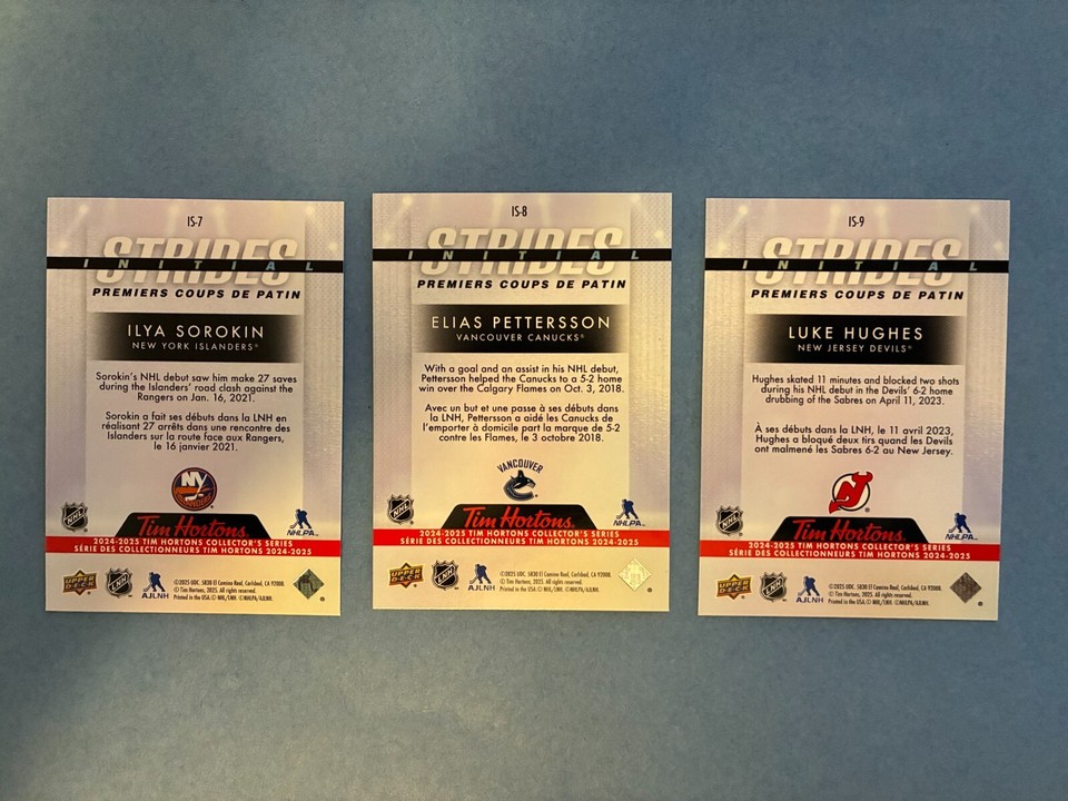 2024-25 Tim Hortons Rookie Retrospective Initial Strides Compleete ...