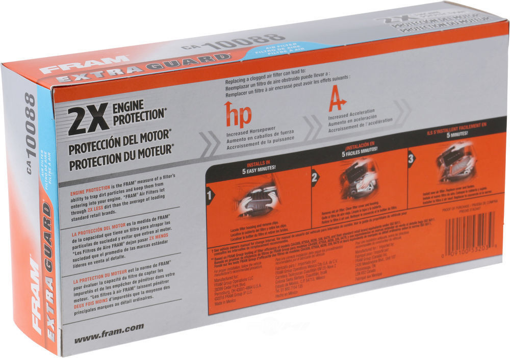 Air Filter Fram CA10088 for sale online | eBay
