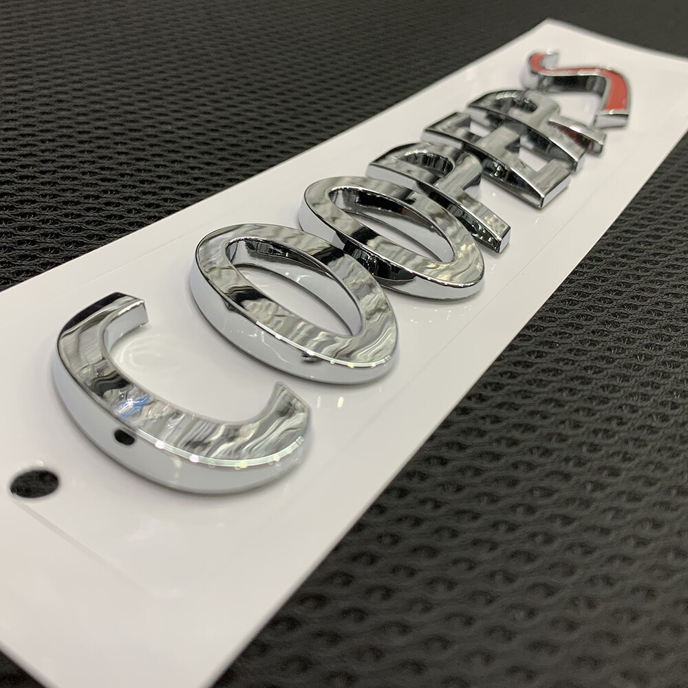 FOR MINI Cooper S Chrome Rear Trunk Emblem Badge Clubman R53 R56 F56 | eBay