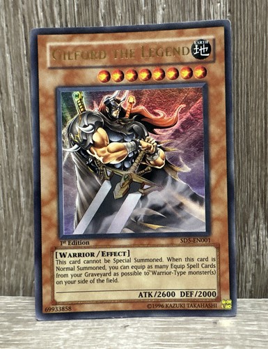 Yugioh Gilford The Legend SD5-EN001 Ultra Rare 1st Edition | eBay