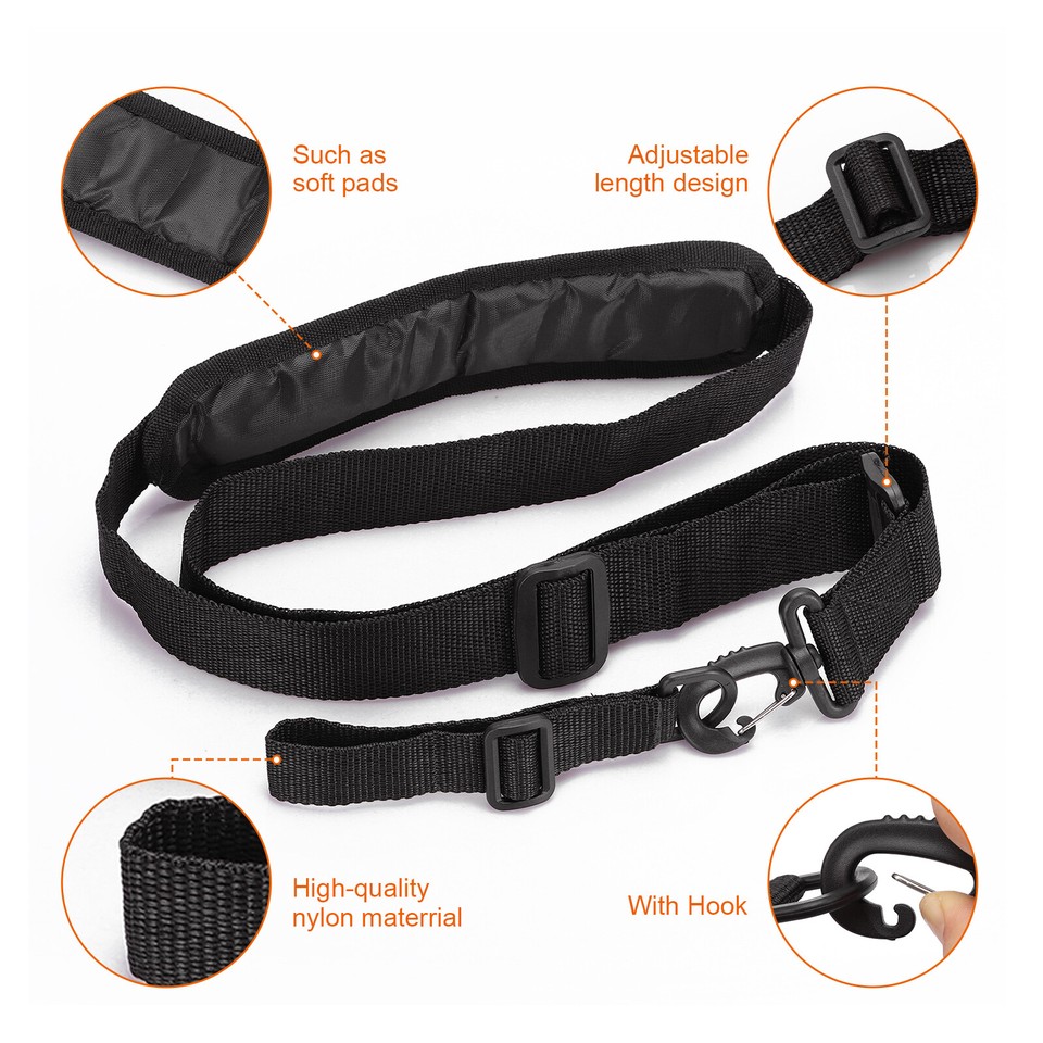 2PCS Adjustable Shoulder Strap Harness for Trimmer Lawn Weed Eater ...