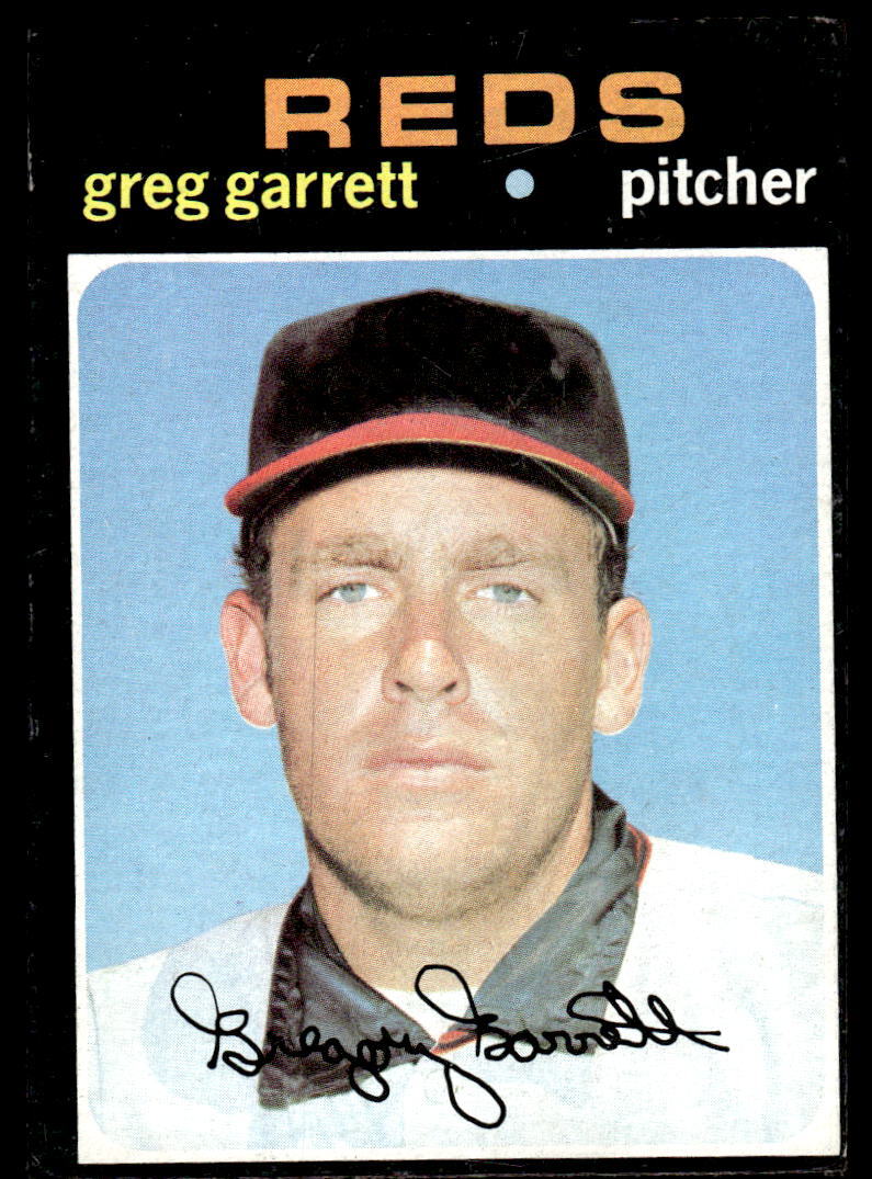 1971 Topps Greg Garrett #377 Cincinnati Reds Baseball Card | eBay