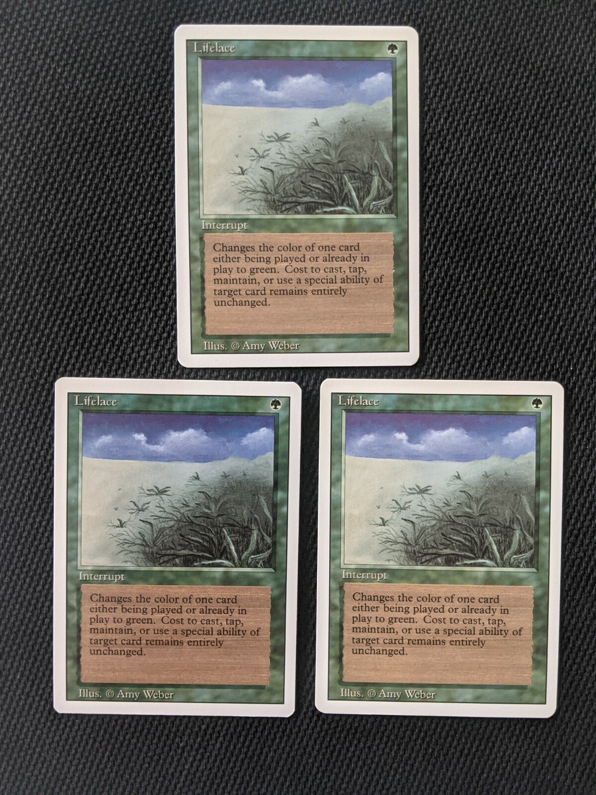 3 Lifelace Cards 1994 Revised/3rd Edition Magic the Gathering Fresh Un Played | eBay