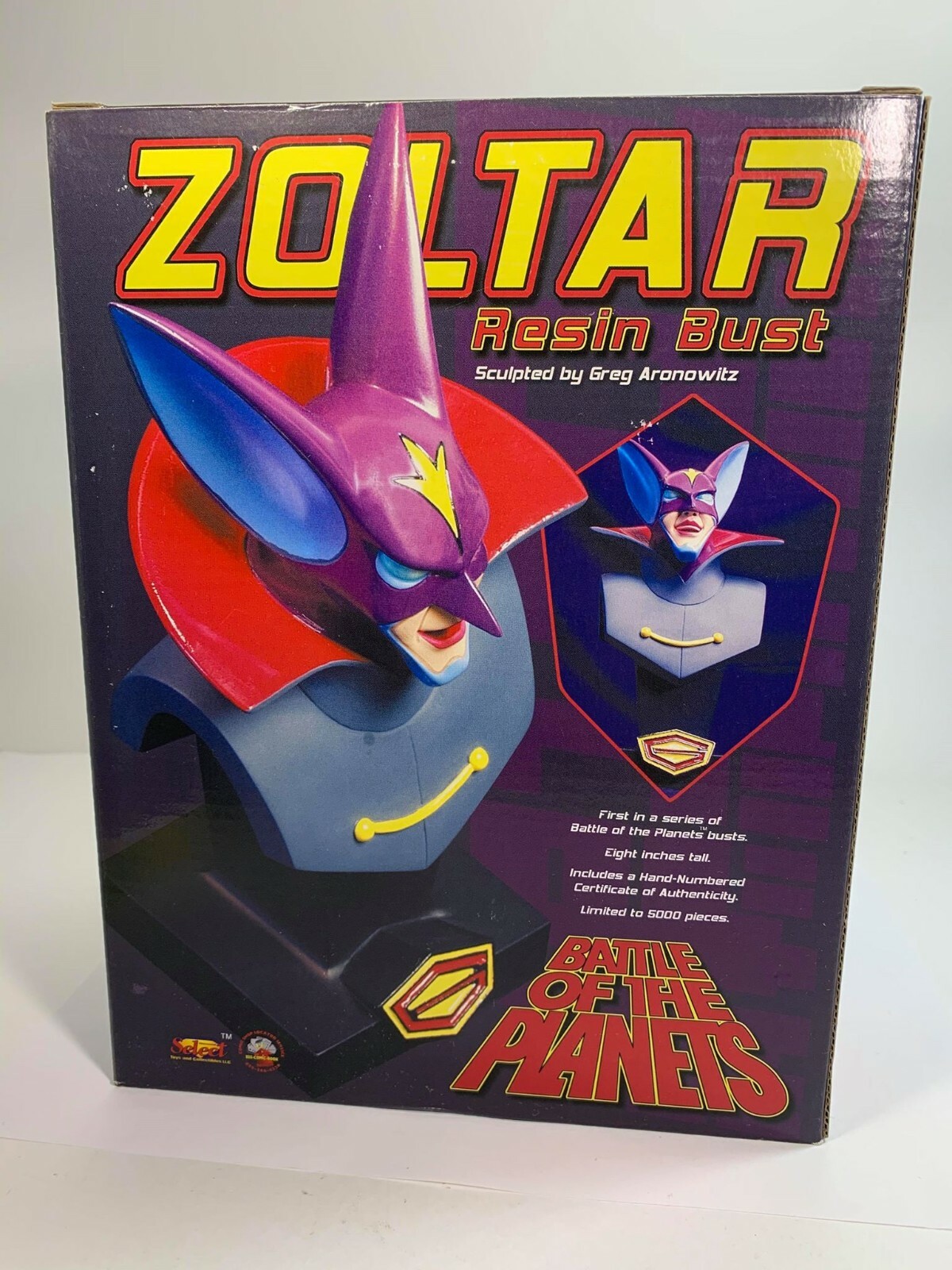 Battle of the Planets Zoltar Resin Bust First Series Diamond Select ...