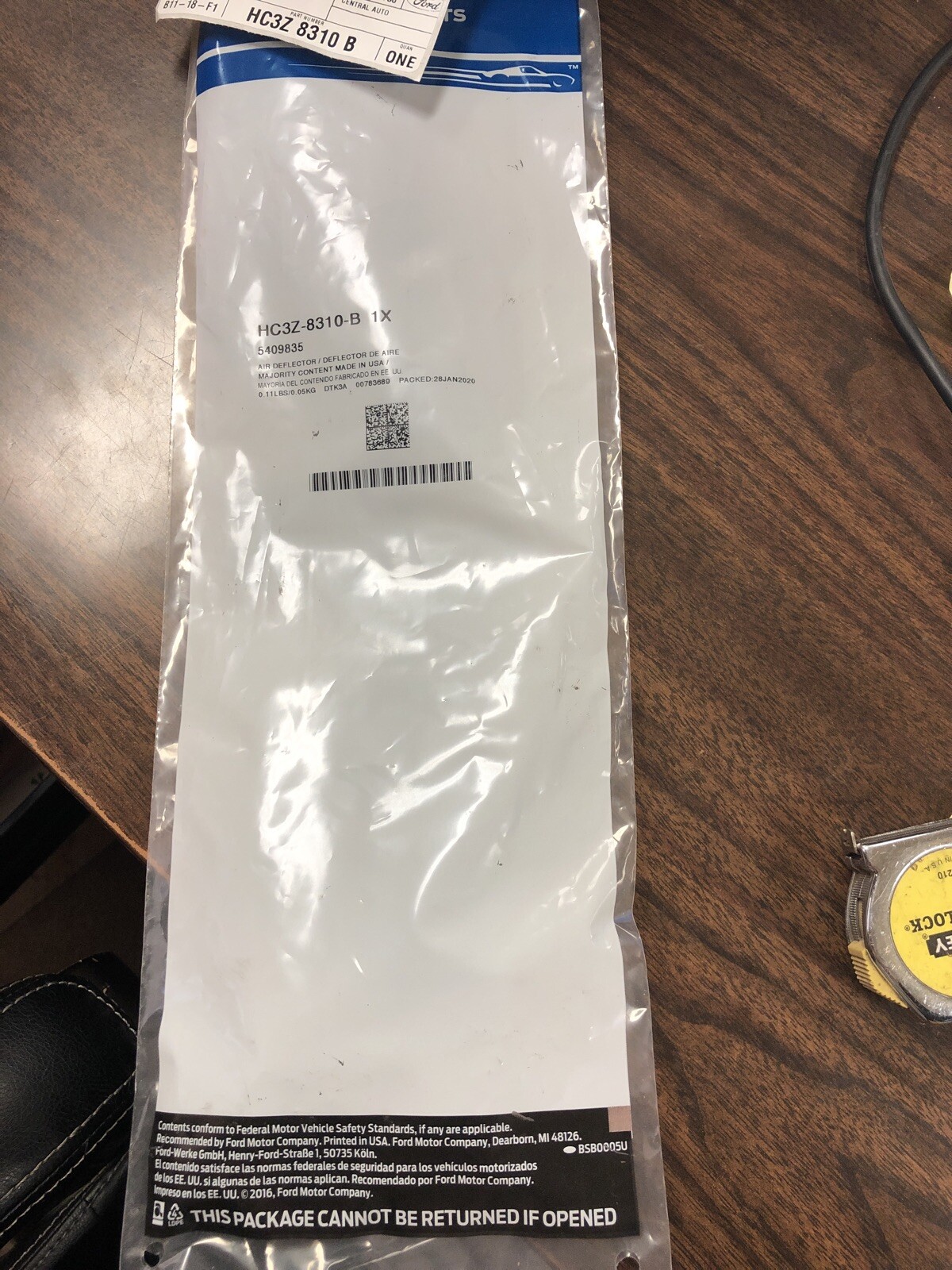 Ford HC3Z-8310-B Air Deflector | eBay