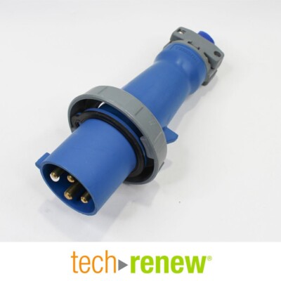 Hubbell Pin & Sleeve Male Plug HBL460P9W | 60A 250V 3-Phase | eBay