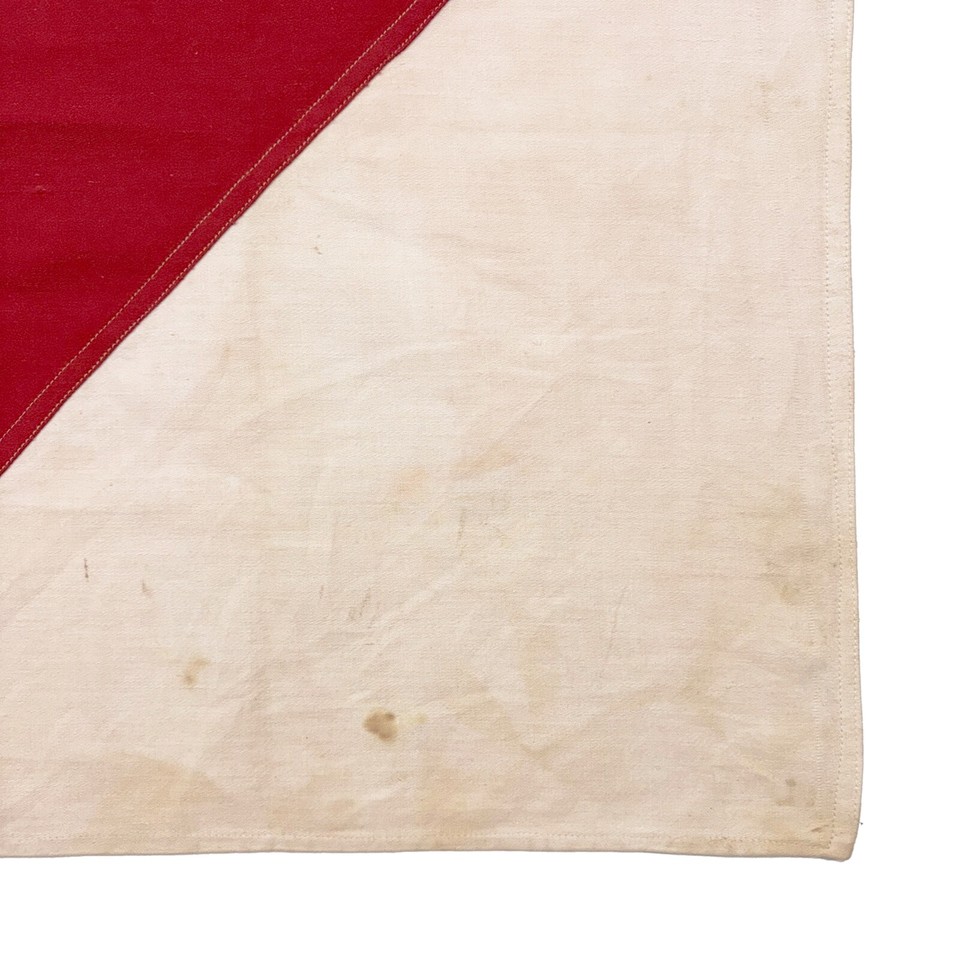 Vintage Cotton US Army Semaphore Signal Flag Kit Boy Scout Old American ...