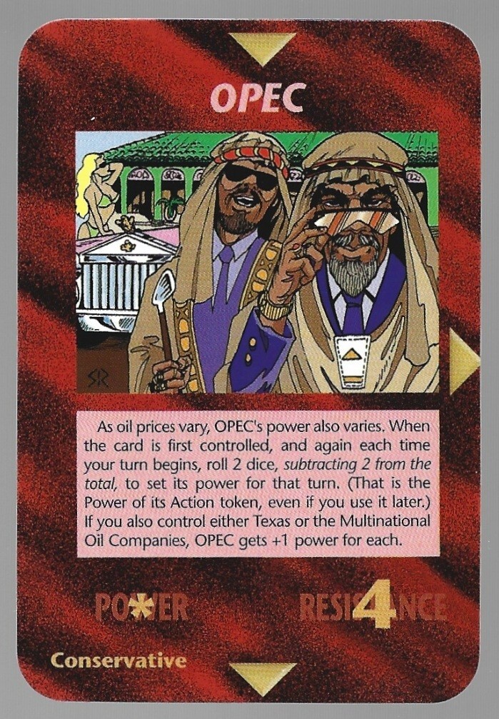 ILLUMINATI NEW WORLD ORDER TRADING CARD OPEC STEVE JACKSON | eBay