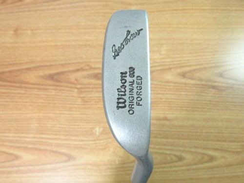 WILSON ORIGINAL 600 FORGED GEOLOW PUTTER FLUTED SHAFT LEATHER WRAP GRIP ...