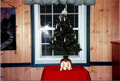 Vintage 2000s Found Photo - Pretty Little Christmas Tree With Candles ...