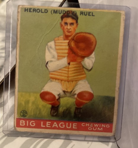 1933 Goudey - Herold Muddy Ruel | eBay