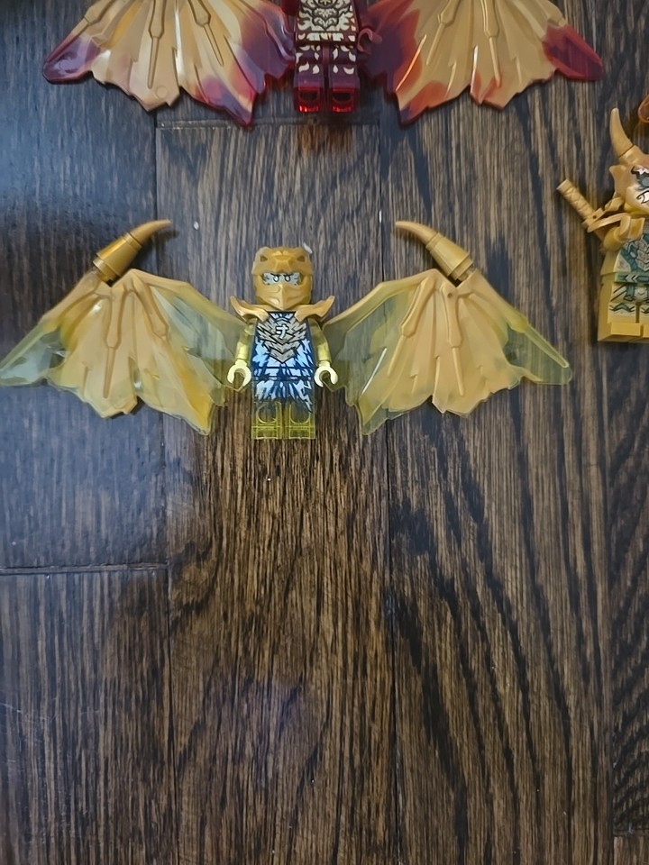 LEGO Ninjago Kai Golden Dragon Minifigure Crystalized from set 71769 ...