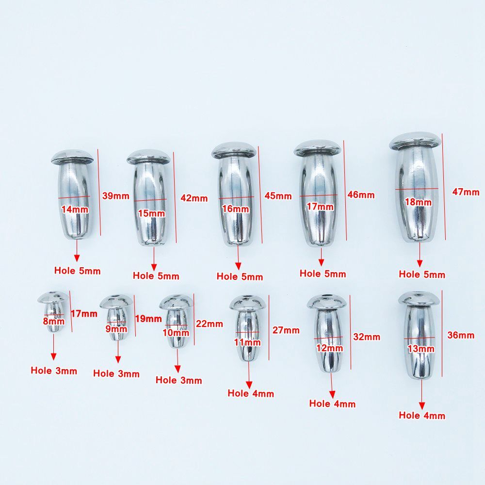 8-18mm Stainless Steel Urethra Plug Male Peni Inserts Dilator Chastity ...