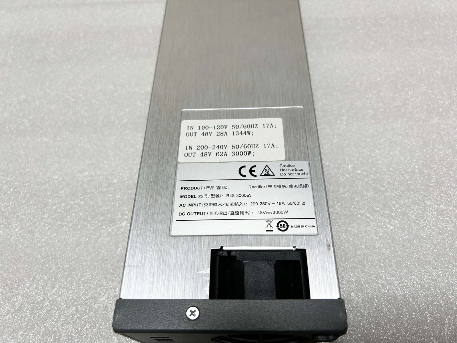 R48-3000E3 DC 48V 62A PSU 3000W Power Supply Adapter for ZVS Induction ...