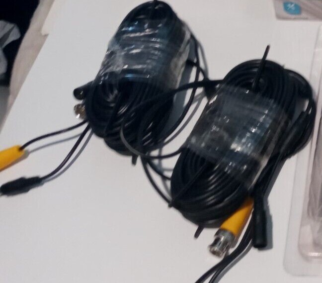 Amcrest Camera Cable 100 Foot Black Red Yellow 2 Packs | eBay