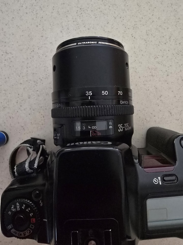 CANON EOS 10s Camera w/ EF 35-135mm Ultrasonic Lens Needs Battery | eBay