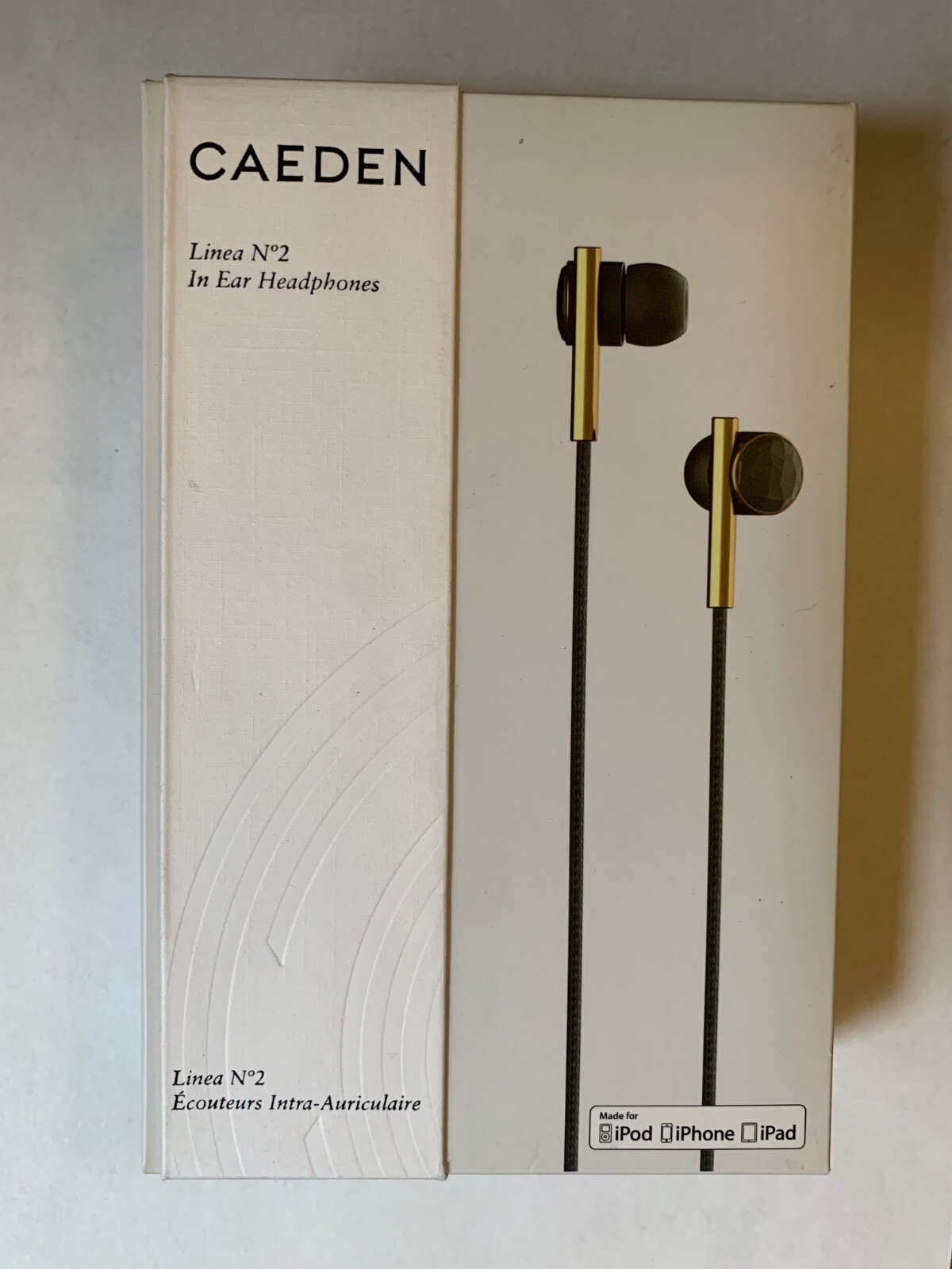 Caeden Linea Nº2 In Ear Headphones Black/ Gold | eBay