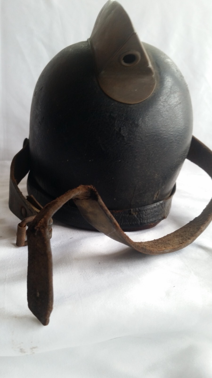 1800s Early 1900s French German Leather Fire Brigade Helmet | eBay