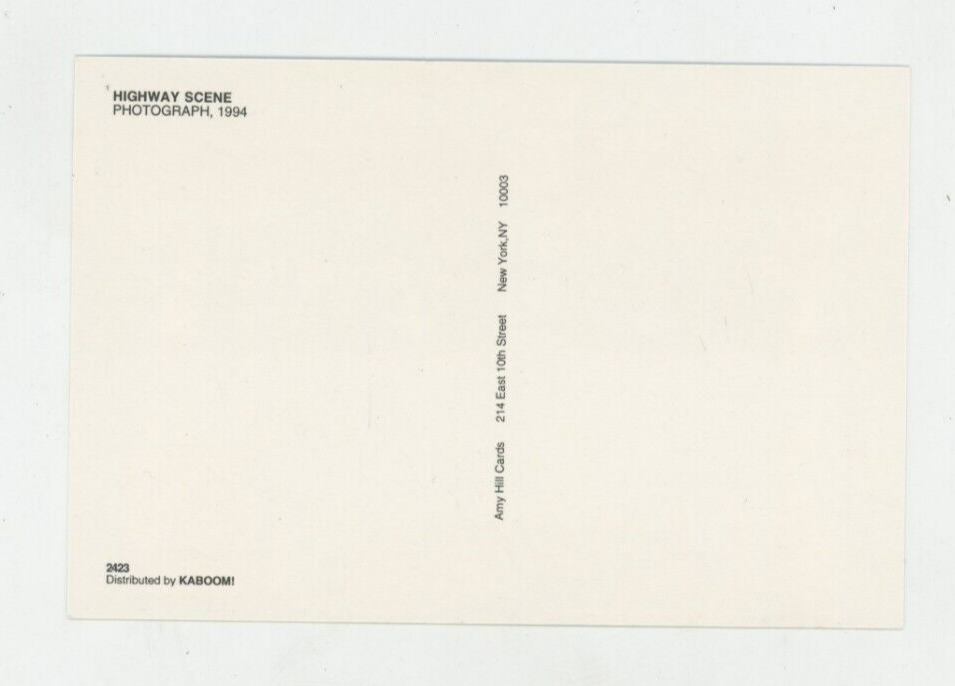 Comedy Postcard HIGHWAY EMOTION SIGNS DEPRESSION CHROME UNPOSTED 1994 ...