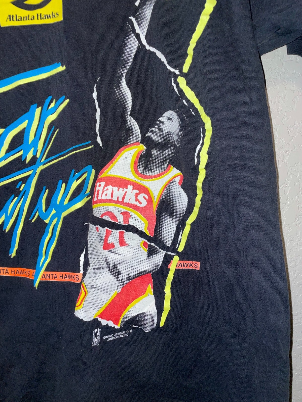 1990s Atlanta Hawks Dominique Wilson Tech It Up NBA B… - Gem