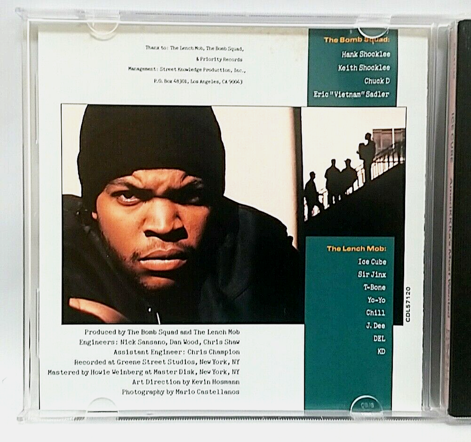 (CD) Ice Cube – AmeriKKKa's Most Wanted, US Press, CDL57120, Album ...