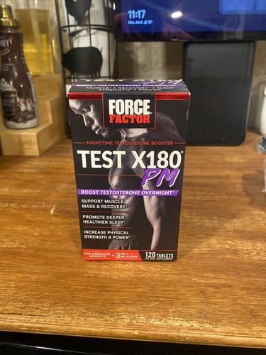 Test X180 PM, Nighttime Testosterone Booster, 120 Tablets | eBay