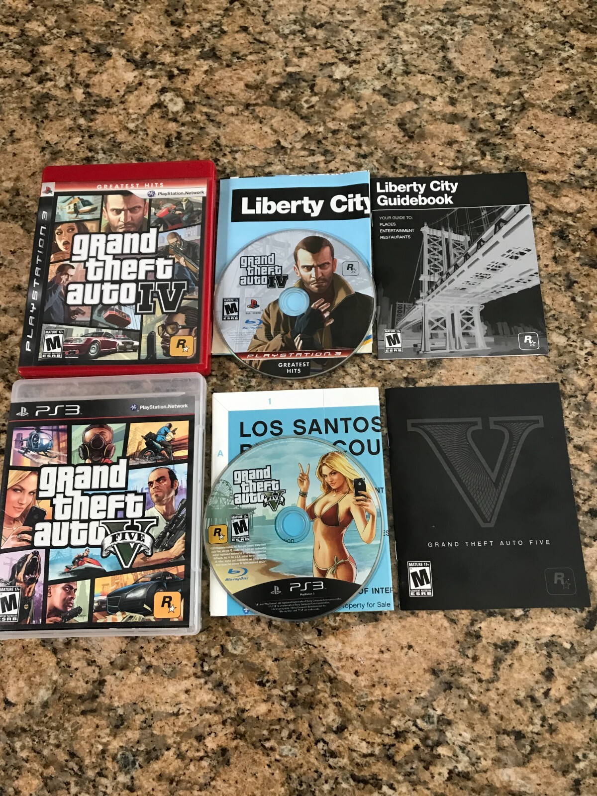 GRAND THEFT AUTO IV - V (PS3) VERY GOOD CONDITION. 710425370113 | eBay