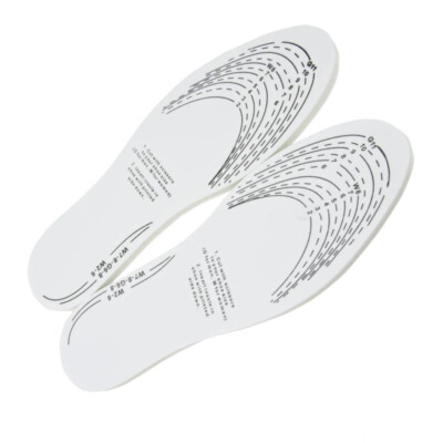 SOFT 8mm MEMORY FOAM INSOLES INNER SOLES SHOES TRAINERS SIZE RANGE 3-11 ...
