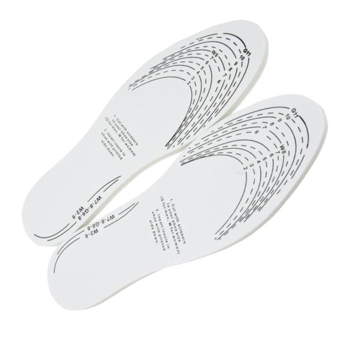 SOFT 8mm MEMORY FOAM INSOLES INNER SOLES SHOES TRAINERS SIZE RANGE 3-11 ...
