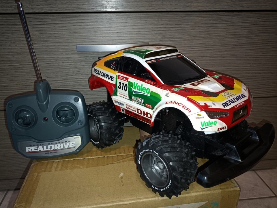 CCP MITSUBISHI RACING LANCER DAKAR RALLY 1/16 R/C 27 MHz - No Nikko No ...