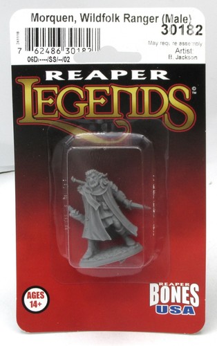 Reaper 30182 Morquen Wildfolk Ranger [Male] (Bones USA Legends) Firbolg ...