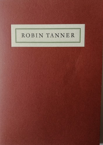 Robin Tanner An Appreciation By John Russel Taylor | eBay