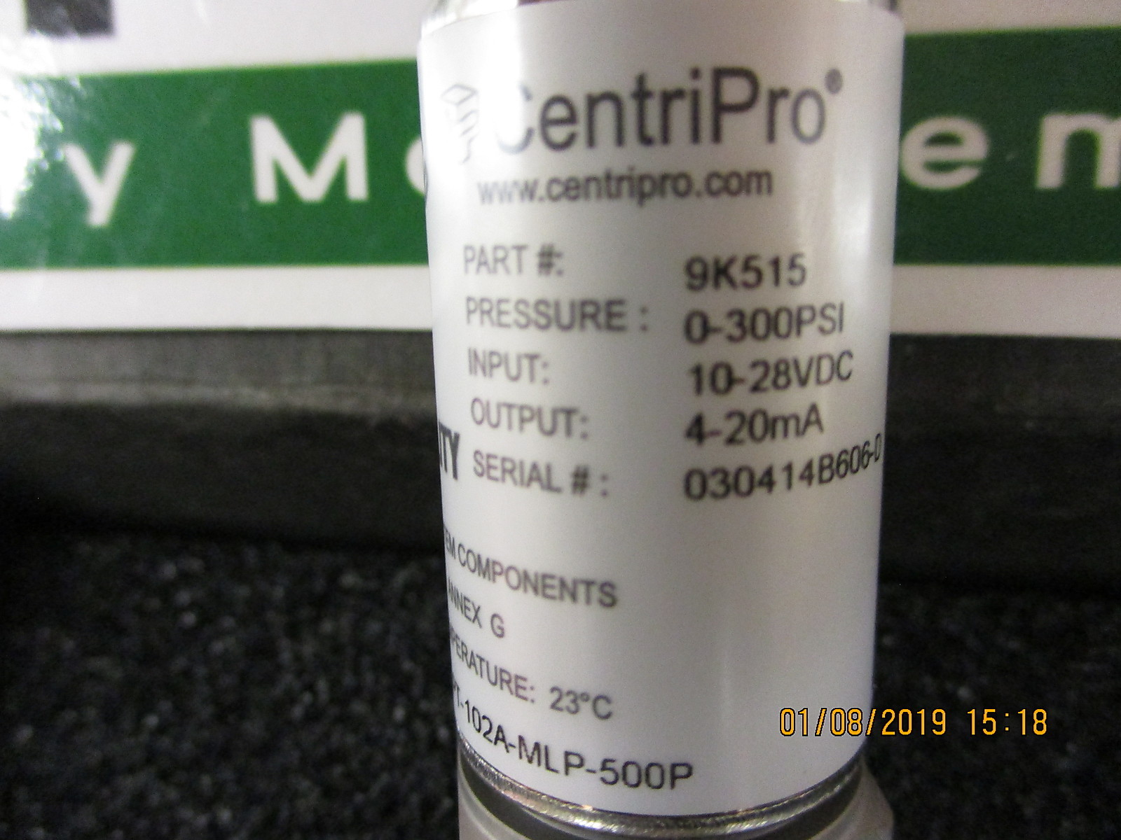 9K515 Centripro TRANSDUCER 4-20MA, 300PSI BRAND NEW! | eBay