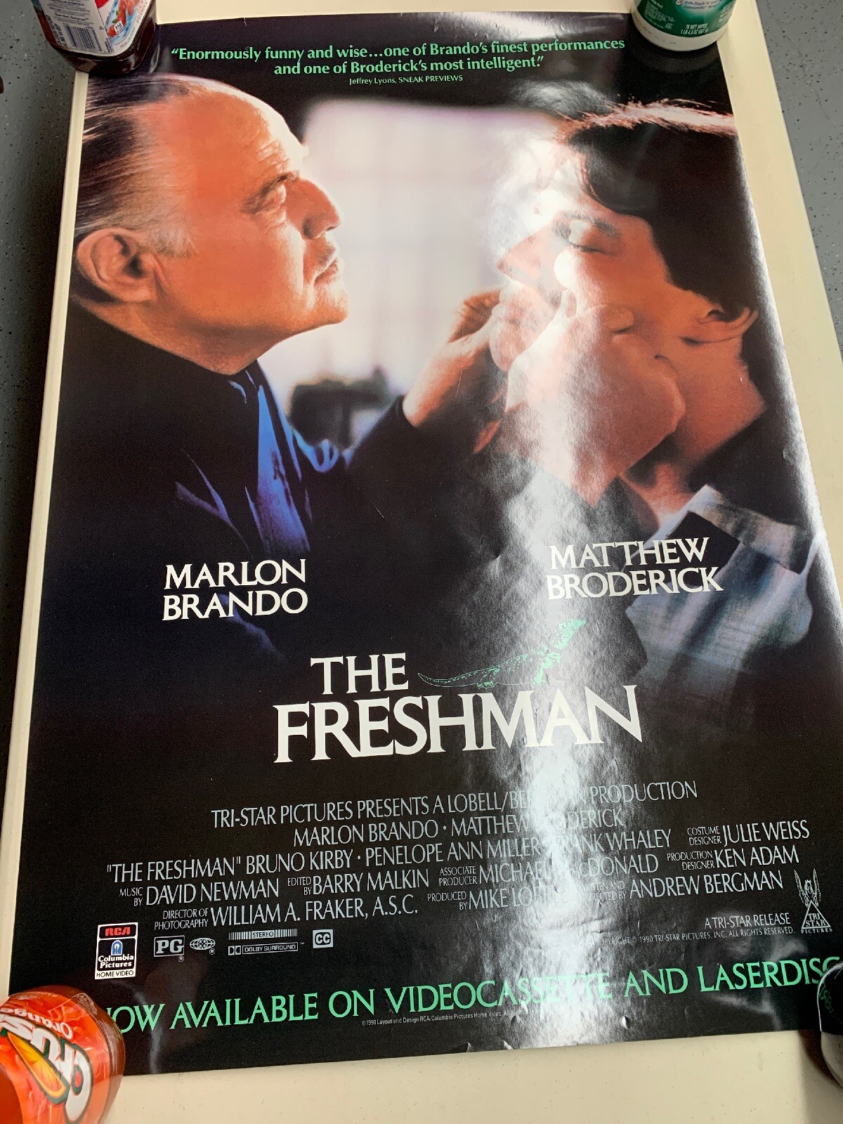 THE FRESHMAN MOVIE POSTER 1 Sided ORIGINAL 27x40 MARLON BRANDO | eBay