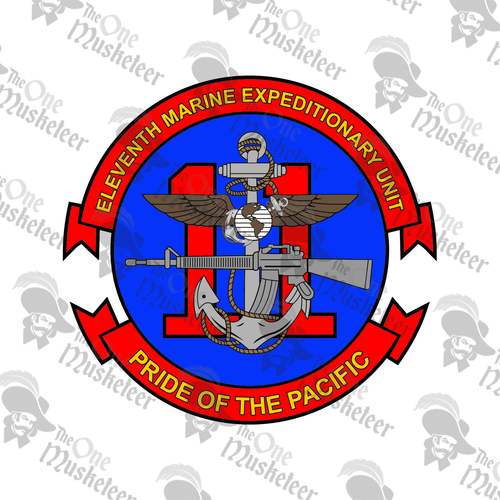 11TH MARINE EXPEDITIONARY UNIT Emblem- DECAL, QUALITY 3M VINYL | eBay