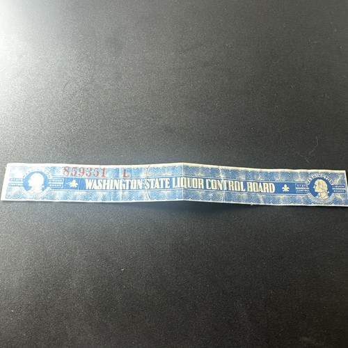 Liquor Control Board Stamp Washington | eBay
