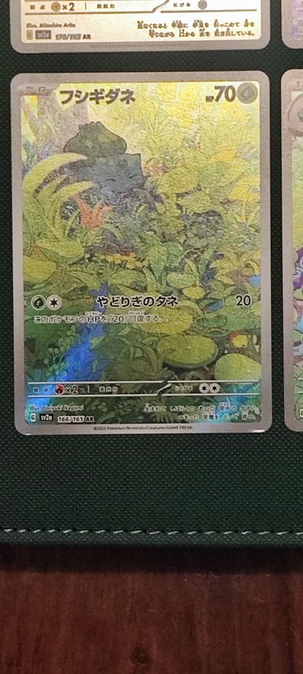 Pokemon Card Venusaur SAR Bulbasaur Ivysaur AR 166 167 200/165 sv2a 151 ...