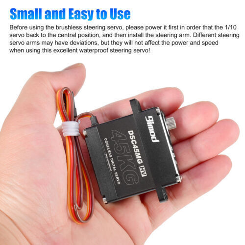 Mini Digital Servo High Torque - Waterproof Metal Gear Servo 105g 6~8 ...