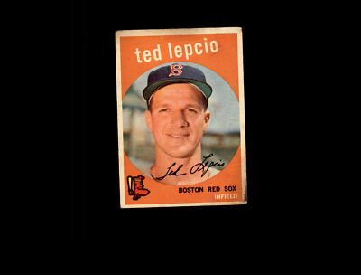 1959 Topps 348 Ted Lepcio POOR #D1,316325 | eBay